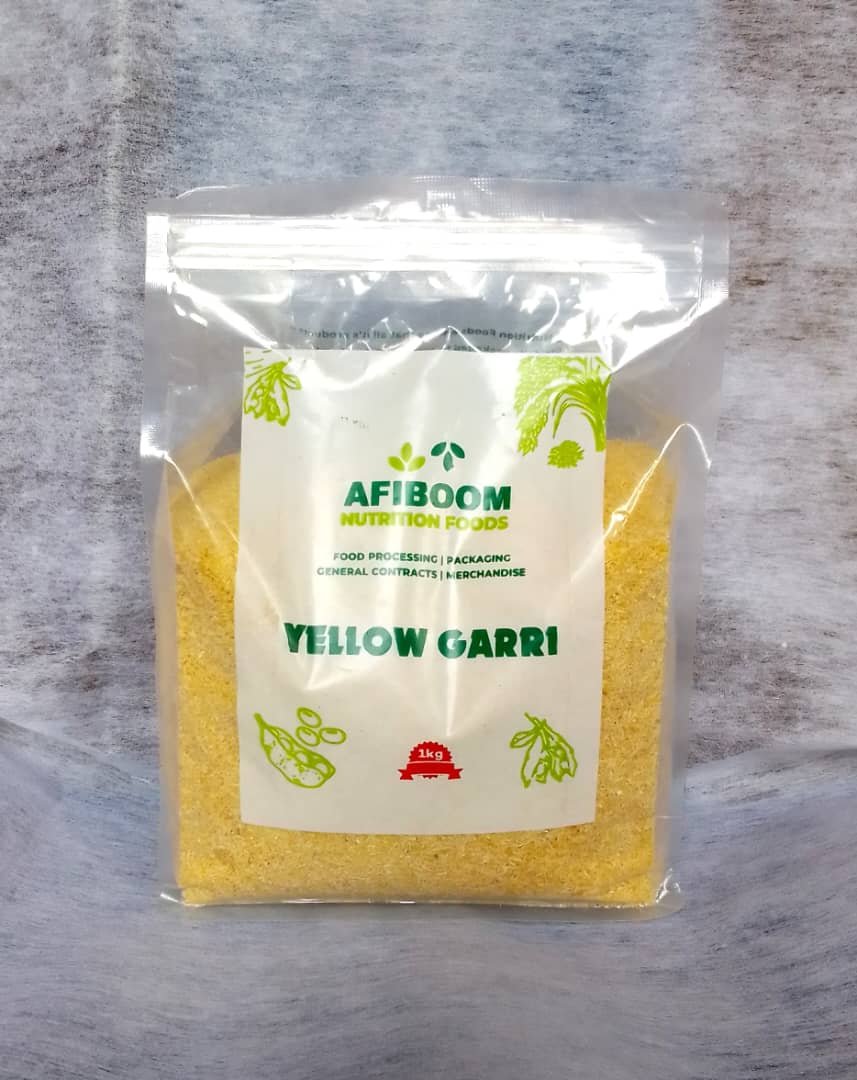 Yellow Garri – 1KG – Afiboom Nutrition